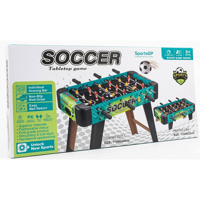 Baby-Foot SportsGP pour Enfants - Compact et Ajustable