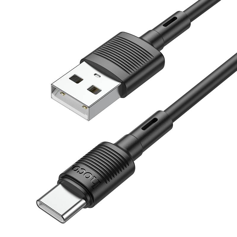 Câble de Charge HOCO X83 Type-C 3A 60W - HOCO-X83-TPC-BK