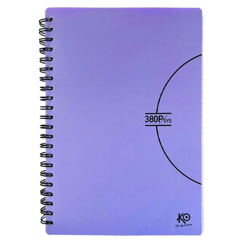 Cahier à Spirale KO Wiro Petit Format 380 Pages 80g — Couverture ...