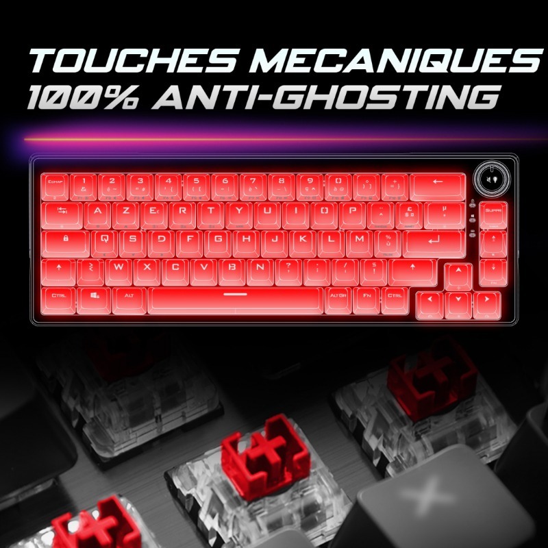 Clavier Gamer Spirit of Gamer Xpert K600 Gris
