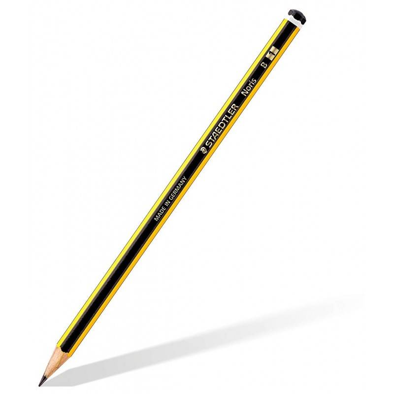 Crayon STAEDTLER Noris N°1 B Graphite Hexagonal PEFC