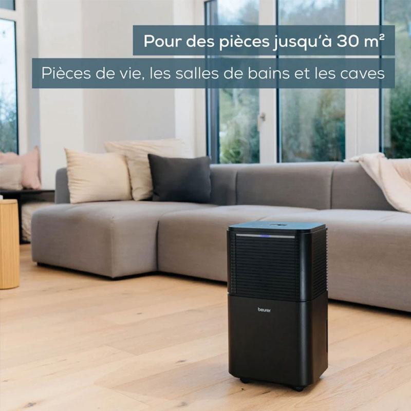 Déshumidificateur Beurer LE 150 : Sain, Compact, 12L/24h