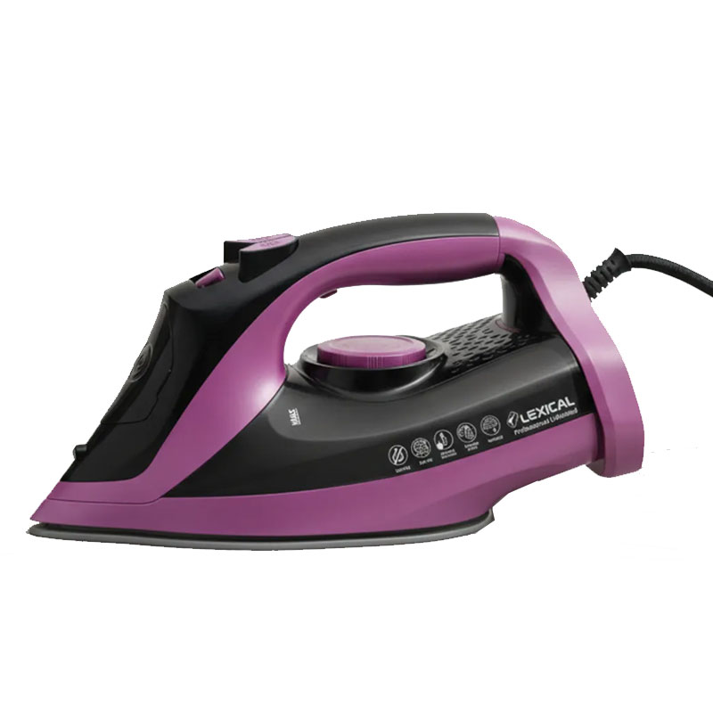 Fer à Vapeur Lexical 2200W Semelle Céramique Anti-Goutte Violet