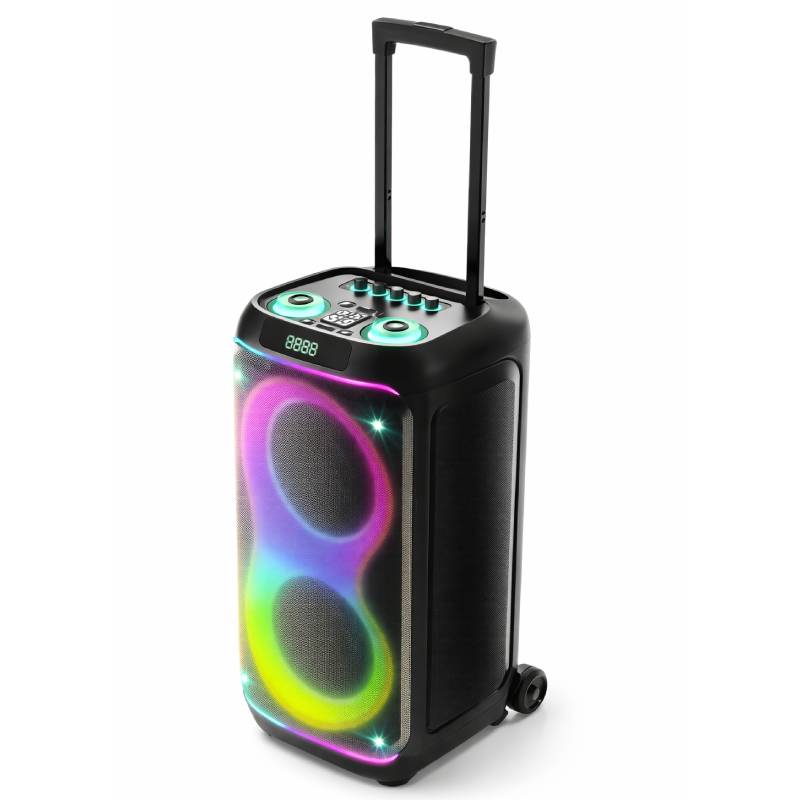 Haut Parleur Noir Bluetooth ZQS QL-2845 avec micro sans fil