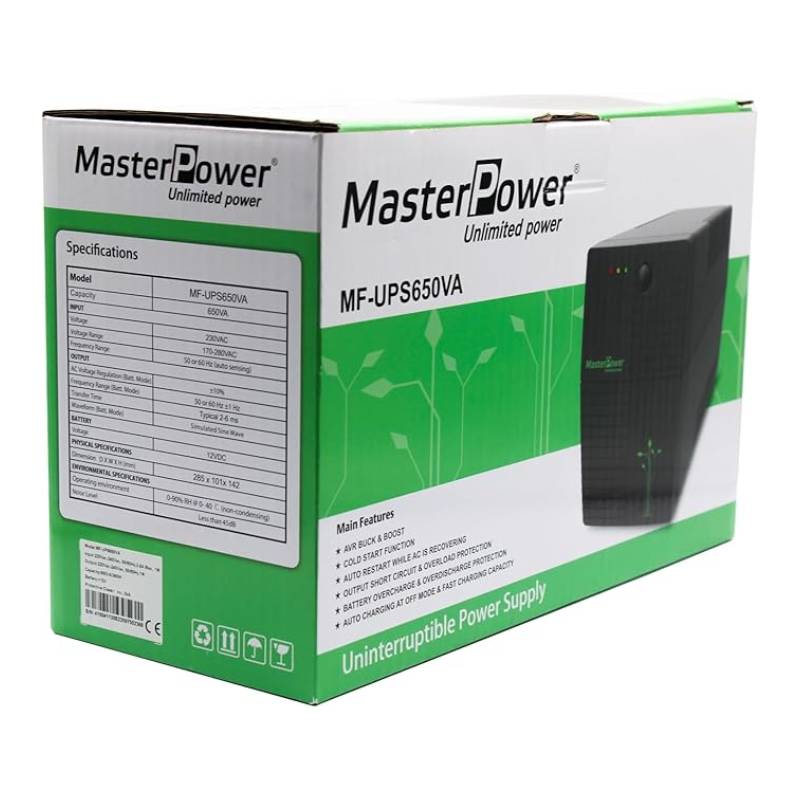 Onduleur Master Power MF-UPS650VA On-Line 650VA