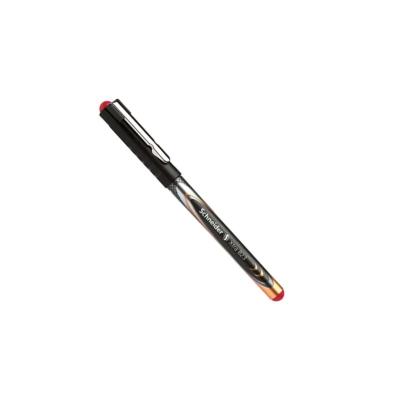 Stylo Roller SCHNEIDER Xtra 823 Rouge -Pointe Haute Précision 0.3mm